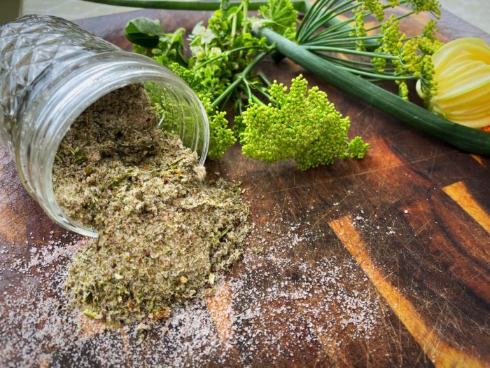 DIY Herb Salt - The Zero Waste Family® Herbs